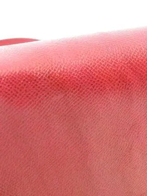 Hermès 1992 Mini Courchevel Balle De Golf Crossbody Bag - Red