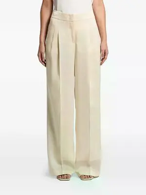 Peserico Pleated Linen Trousers