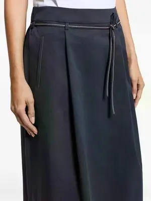 Peserico Tie-detailed Midi Skirt