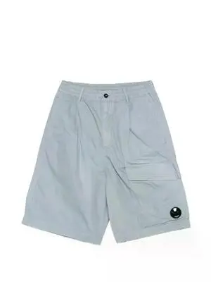 C.P. COMPANY Micro-reps Cargo Cotton Shorts - Blue