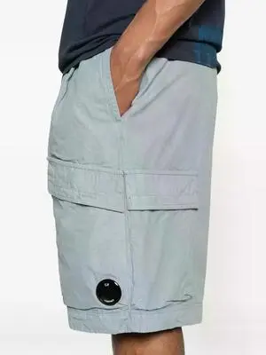 C.P. COMPANY Micro-reps Cargo Cotton Shorts - Blue