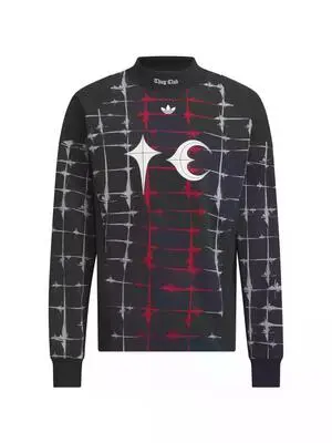 Adidas Long-sleeve Patterned Sweatshirt