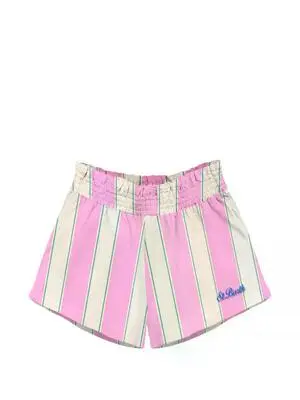 MC2 SAINT BARTH Maeve Striped Mini Shorts
