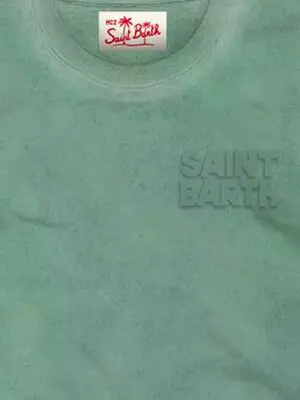 MC2 SAINT BARTH Portofino Logo-embossed T-shirt - Green