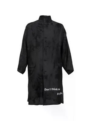 Yohji Yamamoto Floral Buttoned Coat