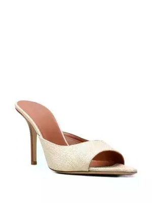 GIABORGHINI Point-toe Raffia Sandals