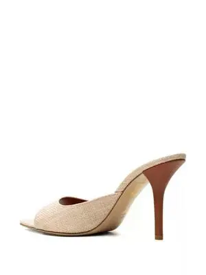 GIABORGHINI Point-toe Raffia Sandals