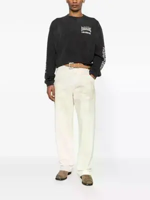 WILLY CHAVARRIA Button-fastening Wide Leg Jeans