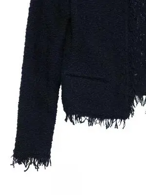 IRO PARIS Frayed Jacket - Blue