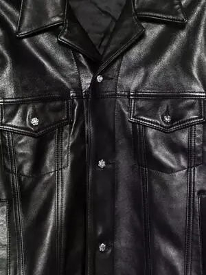 ERNEST W. BAKER Multiple-pockets Leather Jacket