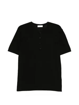 ROBERTO COLLINA Button Knitwear - Black