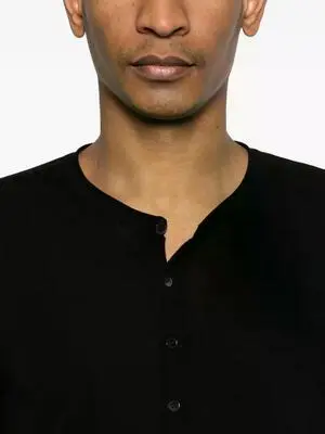 ROBERTO COLLINA Button Knitwear - Black