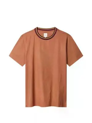 Paul Smith Striped-collar T-shirt