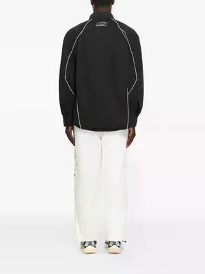 Off-White Owr Piped Cotton Shirt - Black