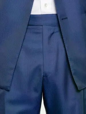 Caruso Double-breasted Suit - Blue