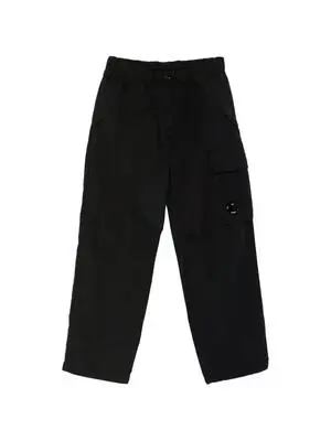 C.p. Company Black Wash Pants For Men