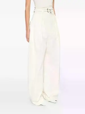 Sportmax Idoneo Belted Palazzo Pants - Neutrals