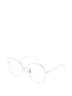 YVMIN Embellished Round-frame Glasses