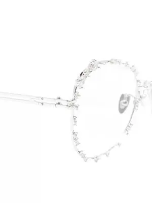 YVMIN Embellished Round-frame Glasses
