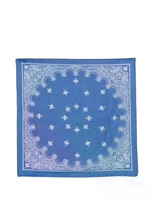 Destin Cot Carre Paisley Floral Scarf
