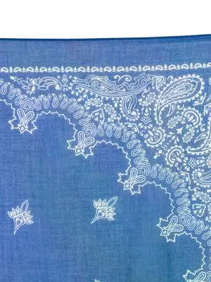 Destin Cot Carre Paisley Floral Scarf