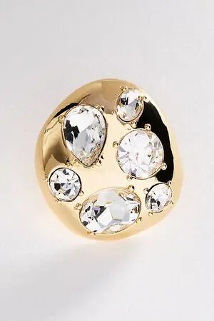 Anthropologie Crystal Stud Earrings - Clear