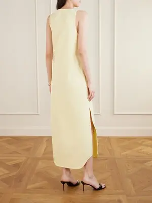 Wardrobe.NYC Matte Crepe Maxi Dress - Yellow