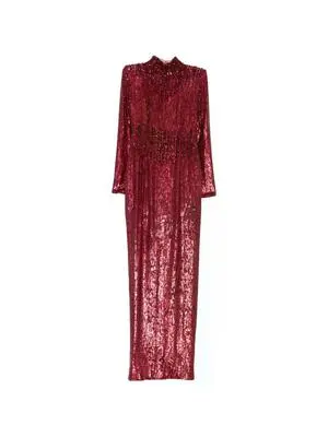 M.MARQUISE Sequin Embellished Maxi Dress