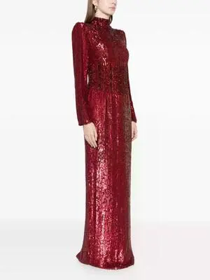 M.MARQUISE Sequin Embellished Maxi Dress