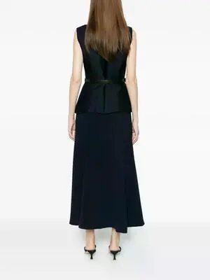 SELF-PORTRAIT Ruffle-trim Belted Dress