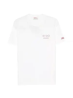 MC2 SAINT BARTH Portofino Logo-embroidered T-shirt