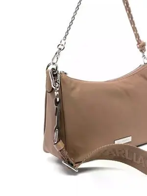 Karl Lagerfeld Ikon Karl And Choupette-charm Shoulder Bag