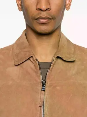 BULLY Zip-up Suede Jacket