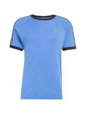 Adidas Striped-sleeve T-shirt - Blue