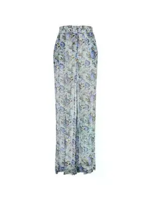 SEMICOUTURE Floral-print Palazzo Pants