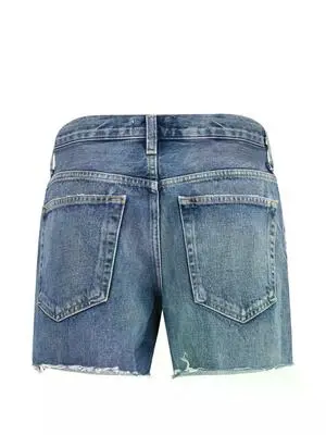 AGOLDE Frayed Denim Shorts