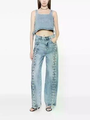 VICOLO Lace-up Jeans