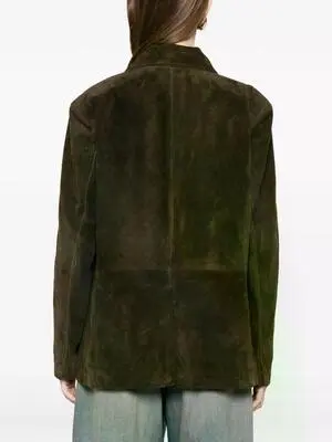 VICOLO Patch-pocket Single-breasted Jacket - Green