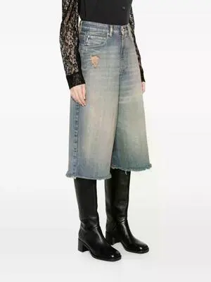 VICOLO Carola Frayed Shorts