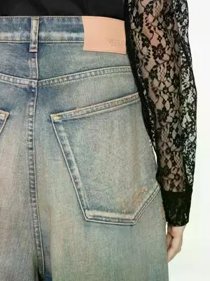 VICOLO Carola Frayed Shorts