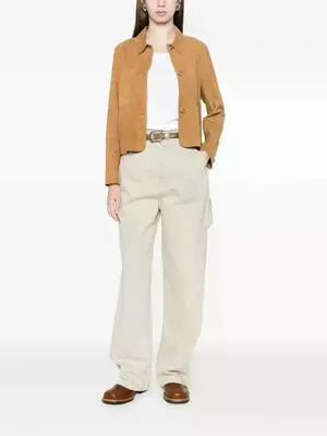 VICOLO Lena Buttoned Frayed Jeans