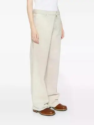 VICOLO Lena Buttoned Frayed Jeans