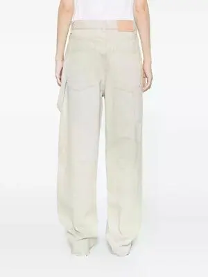 VICOLO Lena Buttoned Frayed Jeans