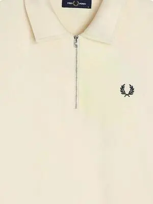 Fred Perry Long-sleeve Half-zip Sweatshirt - Neutrals