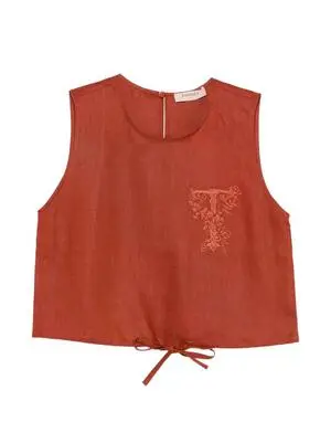 Twinset Tie Detailed Camis Tanks For Women