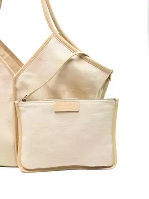 Hereu Calella Panelled Tote Bag - Neutrals