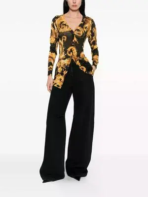 Versace Baroque-print Cardigan