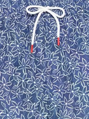 Kiton Floral Print Swim Shorts