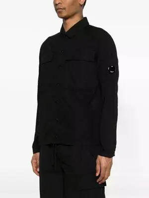 C.P. COMPANY Buttoned Pocket Shirt - Black