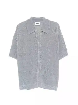 BONSAI Buttoned Short-sleeve Shirt - Grey